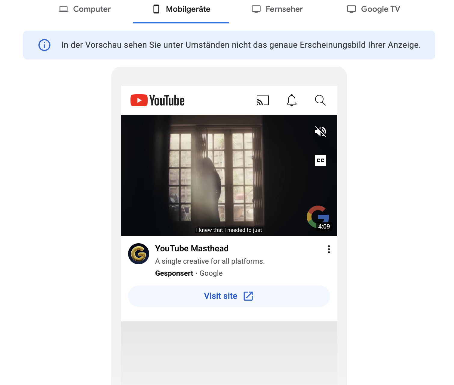 YouTube Masthead Werbung: Kosten und Vorteile 2025